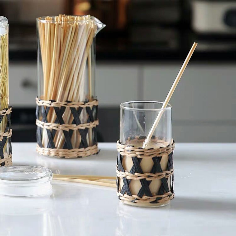 100% Composable Natural Wheat Drinking Straws - Heifang Test